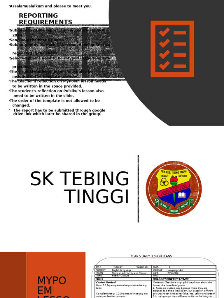 My Poem SKTT Year 5 | PDF