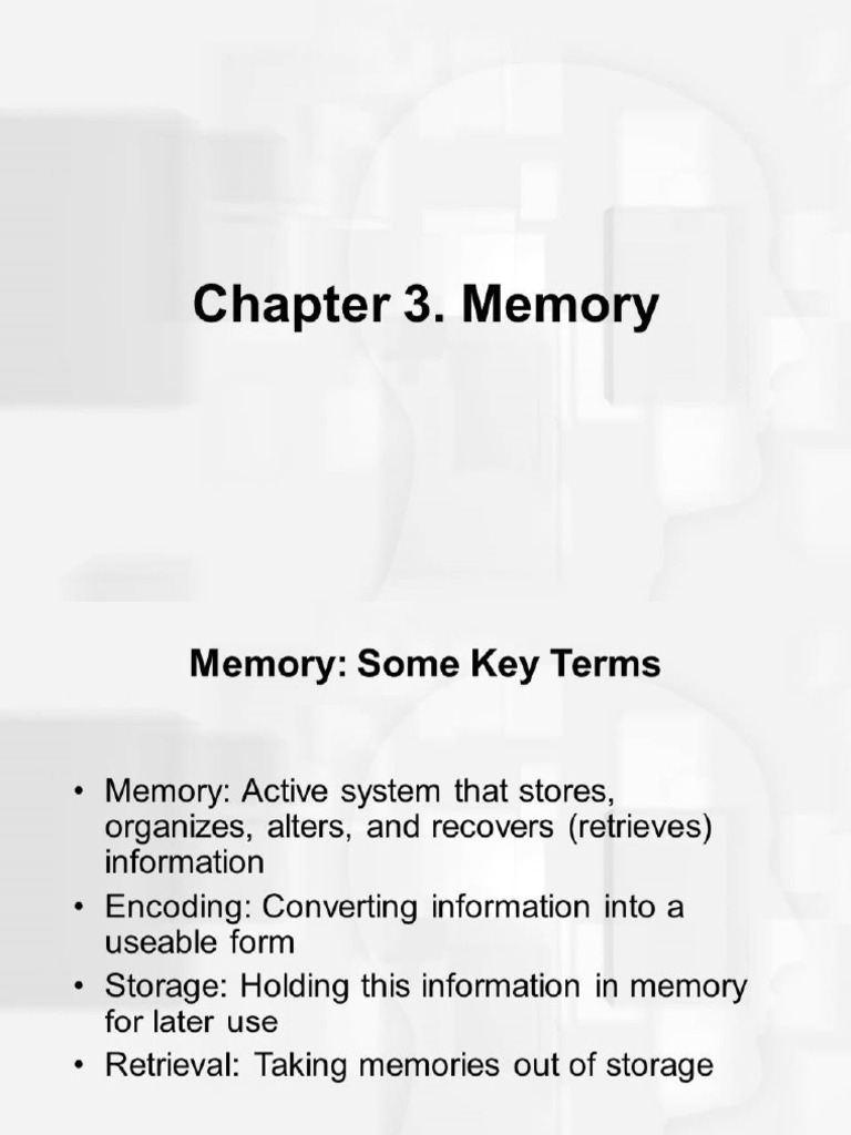Memory | PDF