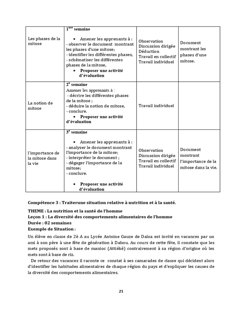 Cours SVT 2nde A-166-166 | PDF