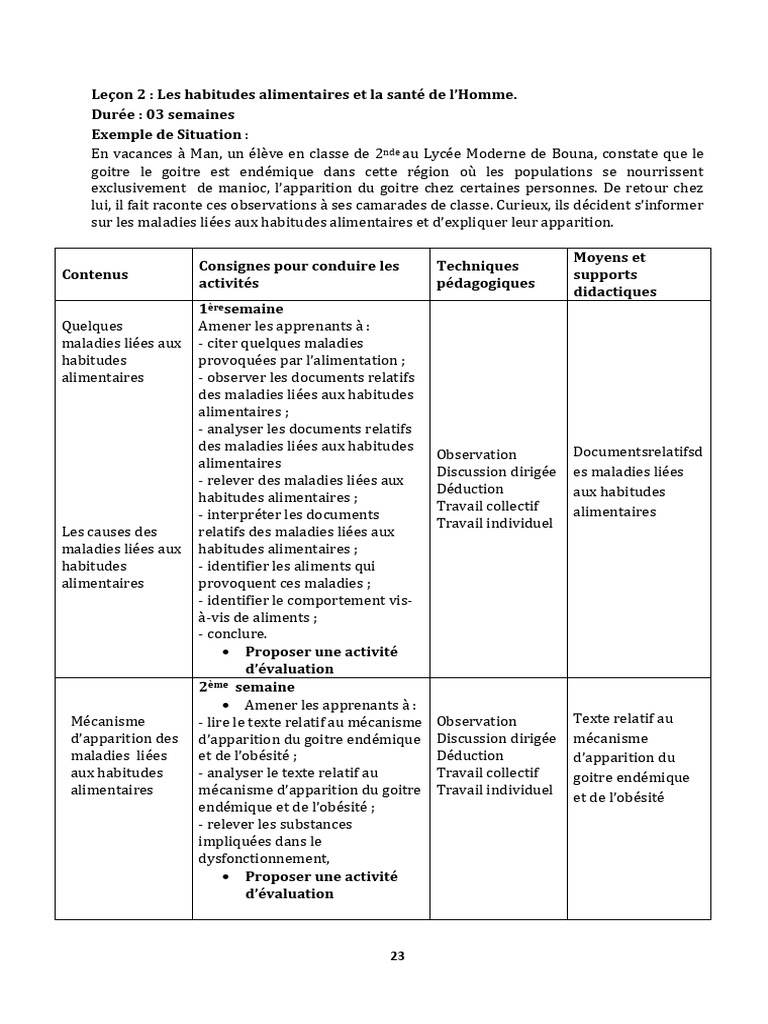 Cours SVT 2nde A-168-168 | PDF
