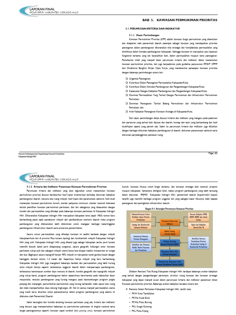 Bab 5 - Kawasan Permukiman Prioritas | PDF
