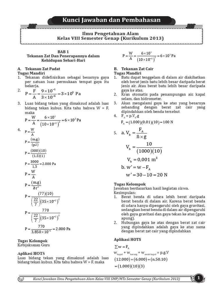 IPA 8 Genap k13 | PDF