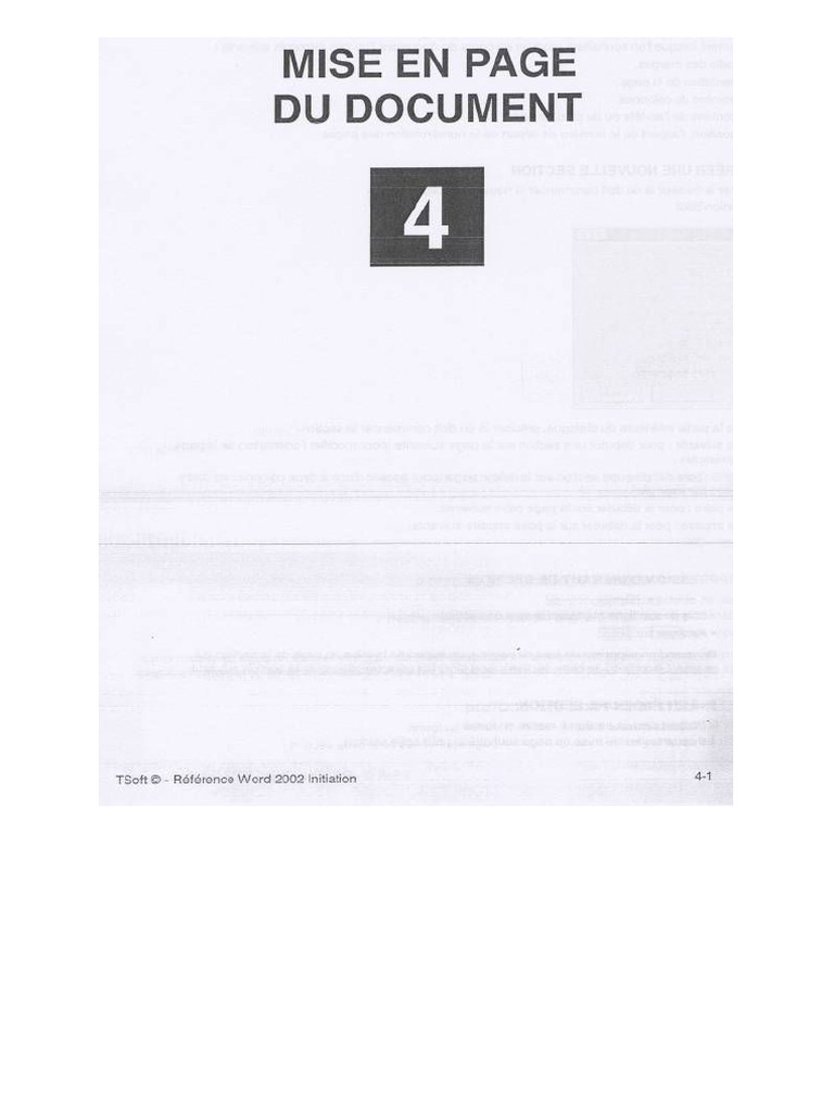 APPRENTISSAGE WORD 5 9-Chap4-1 | PDF