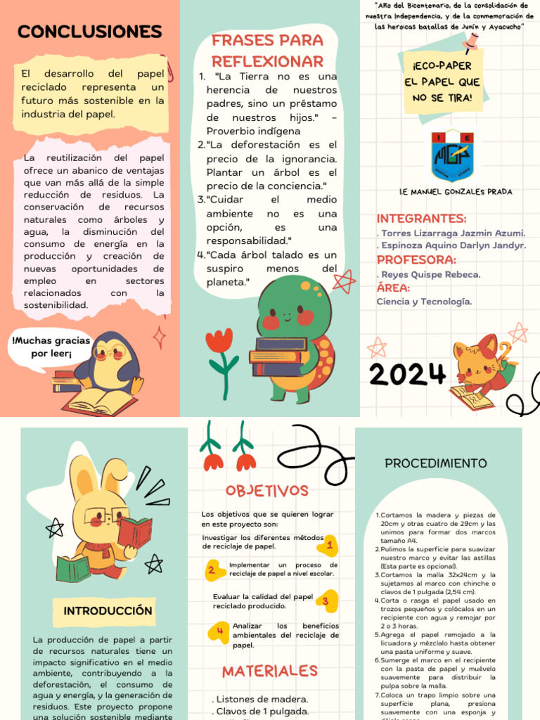 Tríptico Feria de Ciencias | PDF