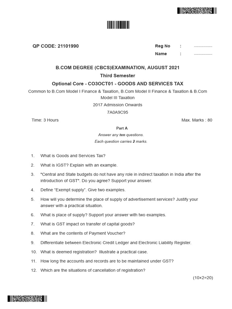 Goods and Service Tax | PDF | Taxes | Government Finances