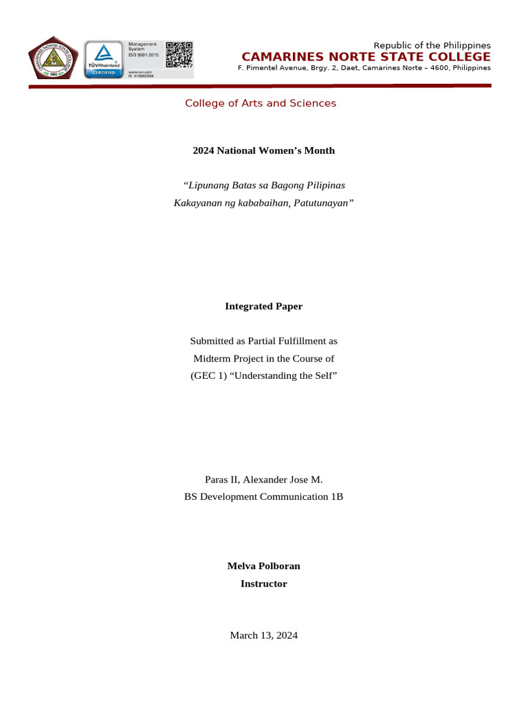 Uts Midterm Project With CNSC Header (Copy) | PDF