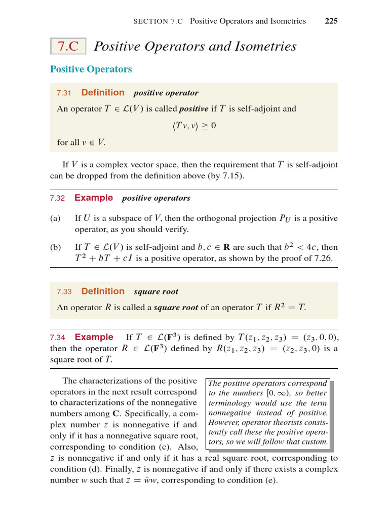 Lecture Note-2 | PDF | Eigenvalues And Eigenvectors | Basis (Linear Algebra)