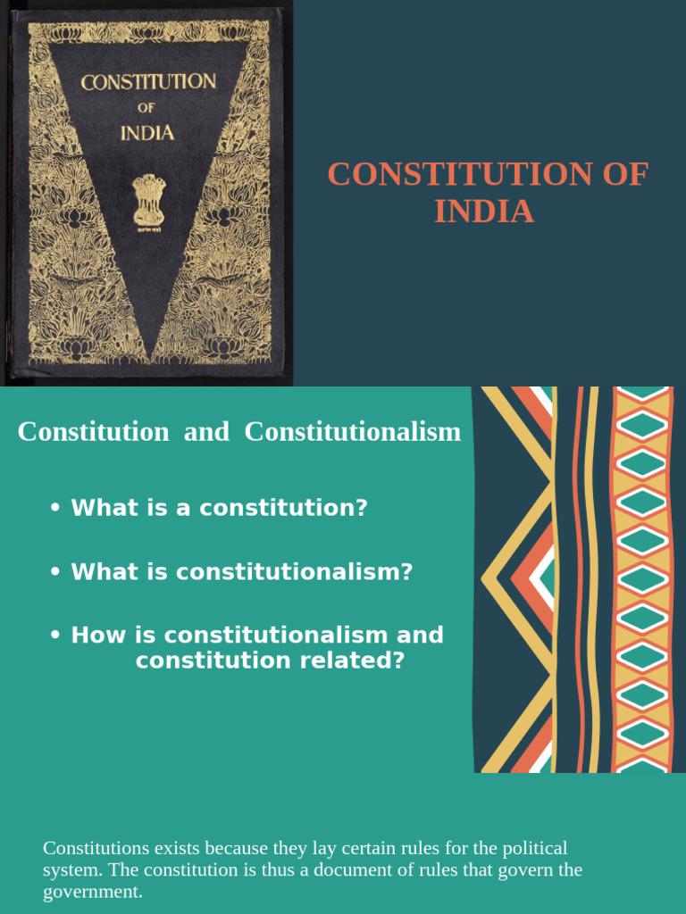 Constitution of India | PDF