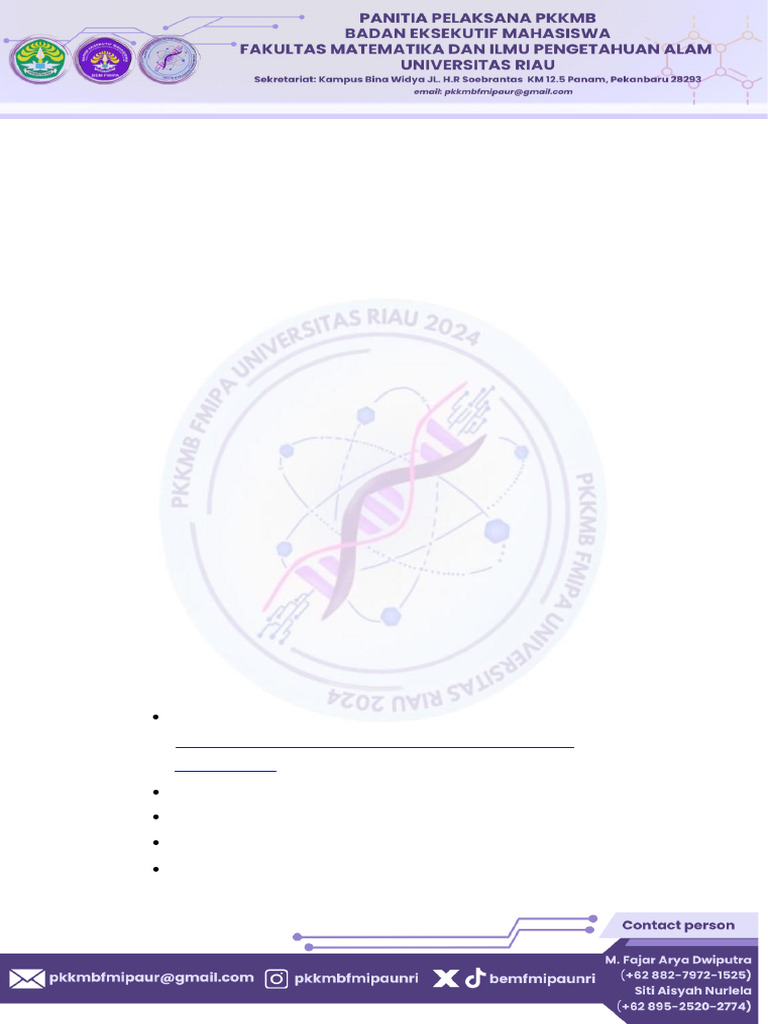 Tata Tertib Kegiatan PKKMB 2024-Revisi Fix Kali | PDF