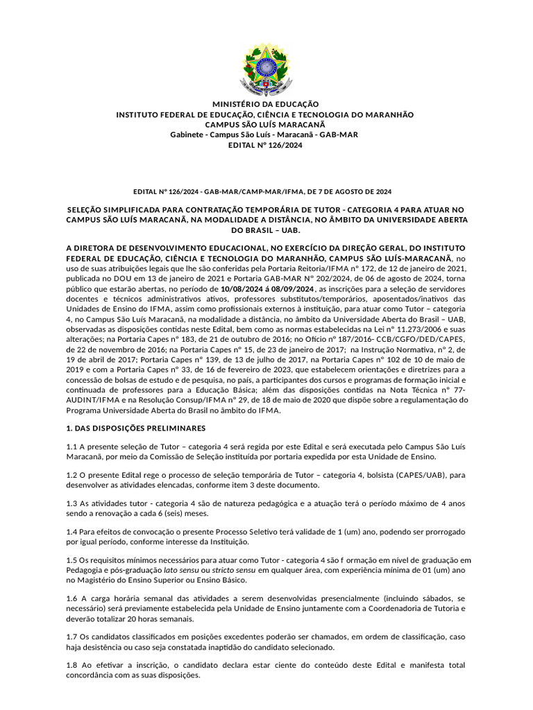 001 Programa INICIO 126 2024 | PDF