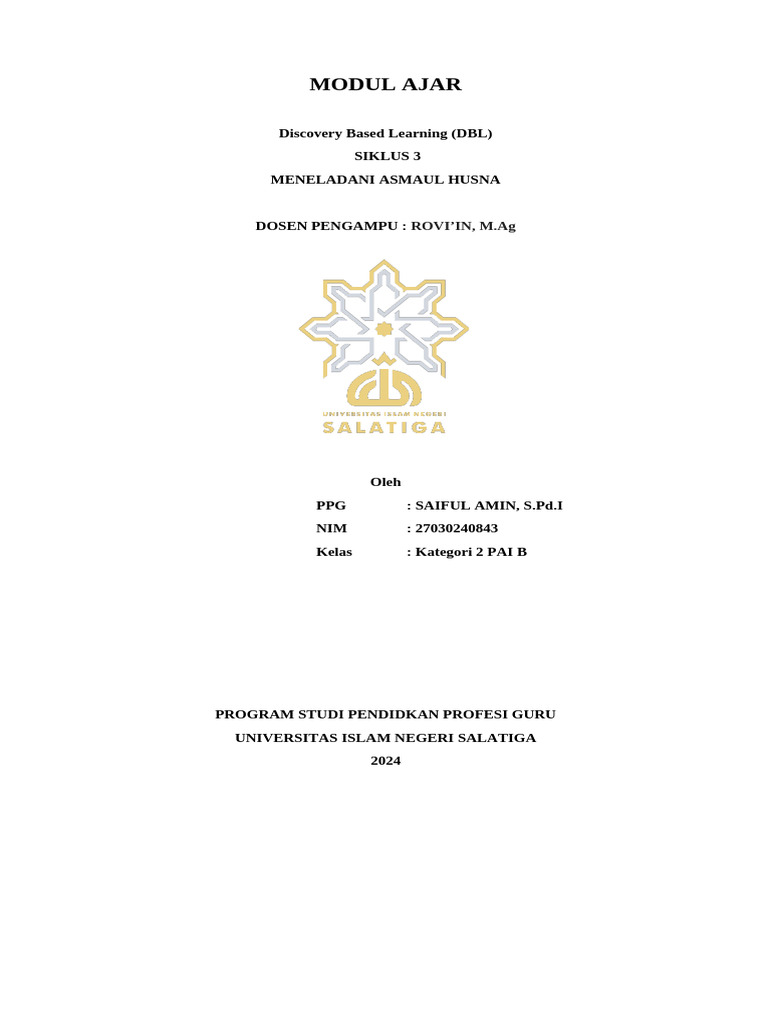 LK 8 Saiful Amin Lokakarya | PDF