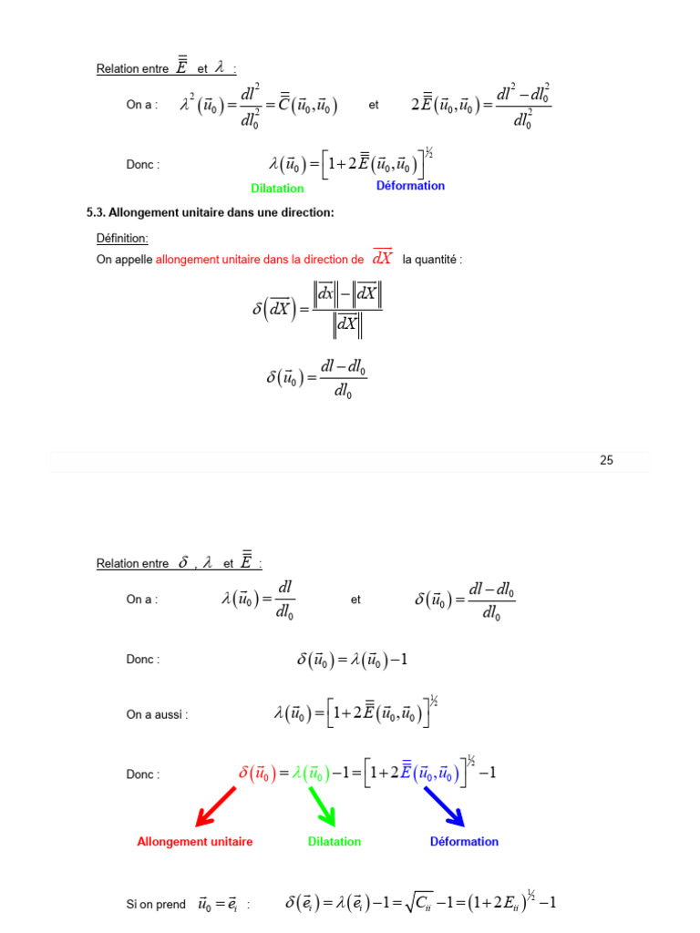 Mecanique - Milieux.continus Chap2 Part2 | PDF