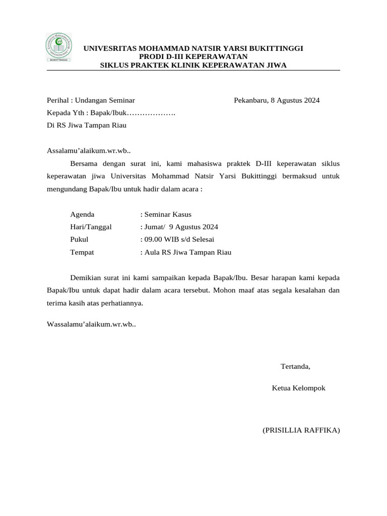 Undangan Seminar | PDF