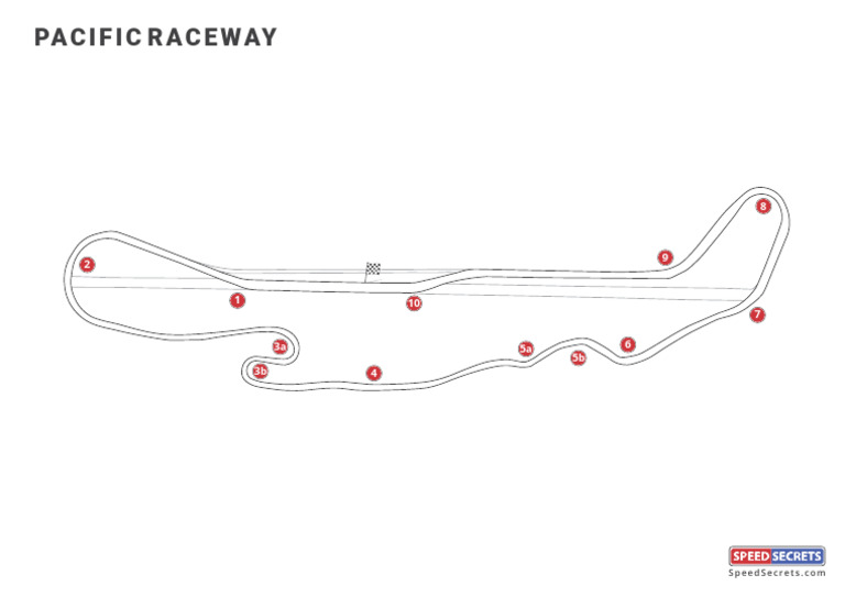 Pacific Raceway Race Track Layout | PDF
