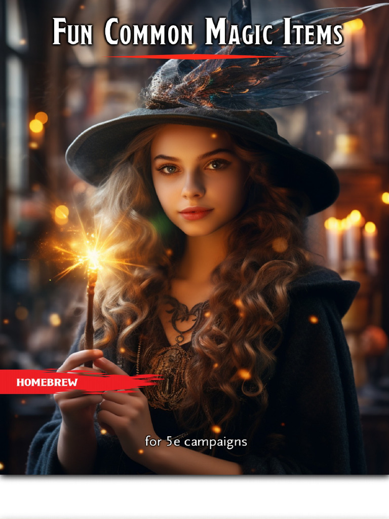 Fun Common Magic Items - GM Binder | PDF