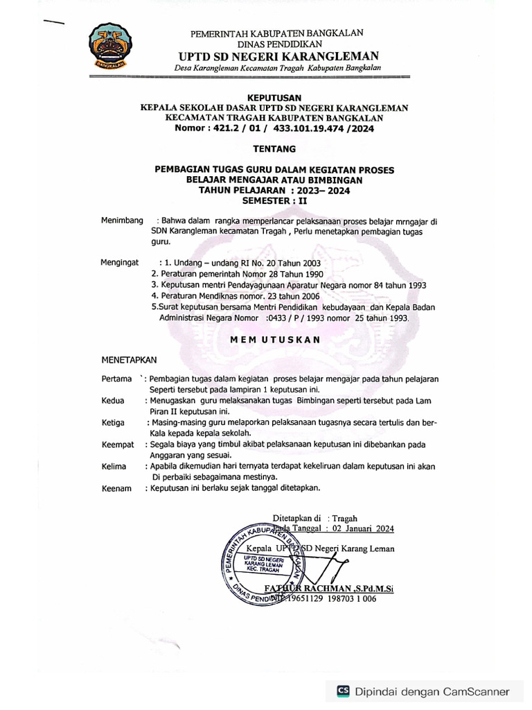 SK Pem - Tugas SM2 2024 | PDF