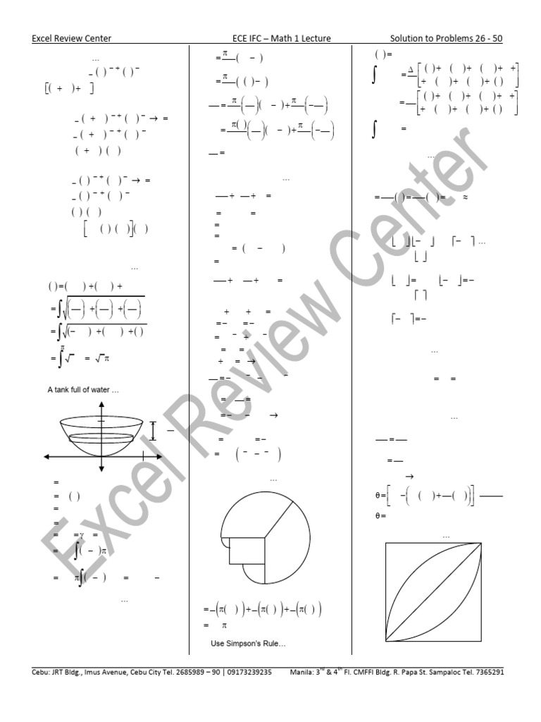 IFC Lecture Math 1 - Continuation | PDF
