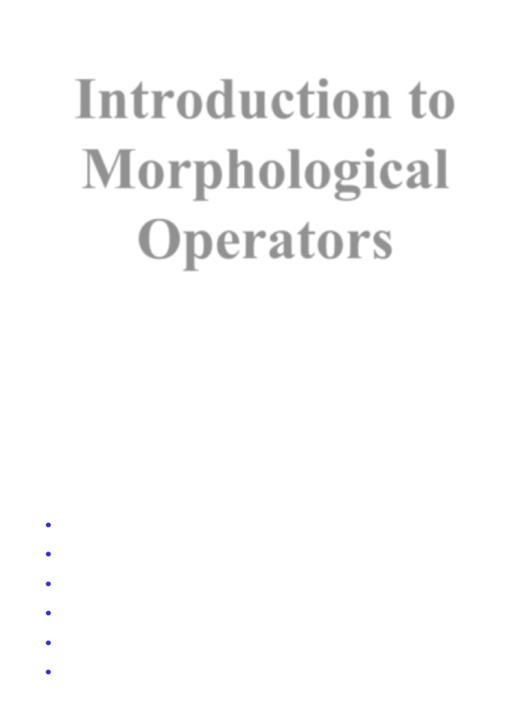 Chapter 5) Morphology | PDF