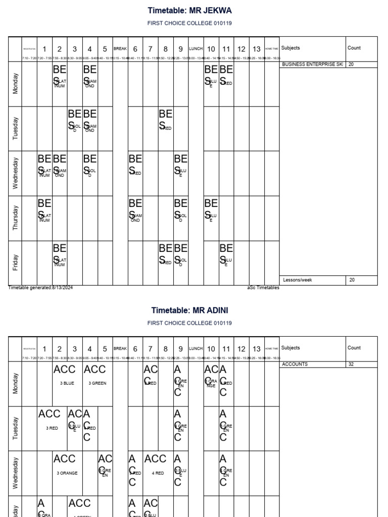Facil Provisional Third Term 2024 Time Table 1 PDF