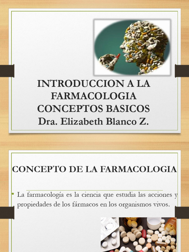 Introduccion a La Farmacologia | PDF