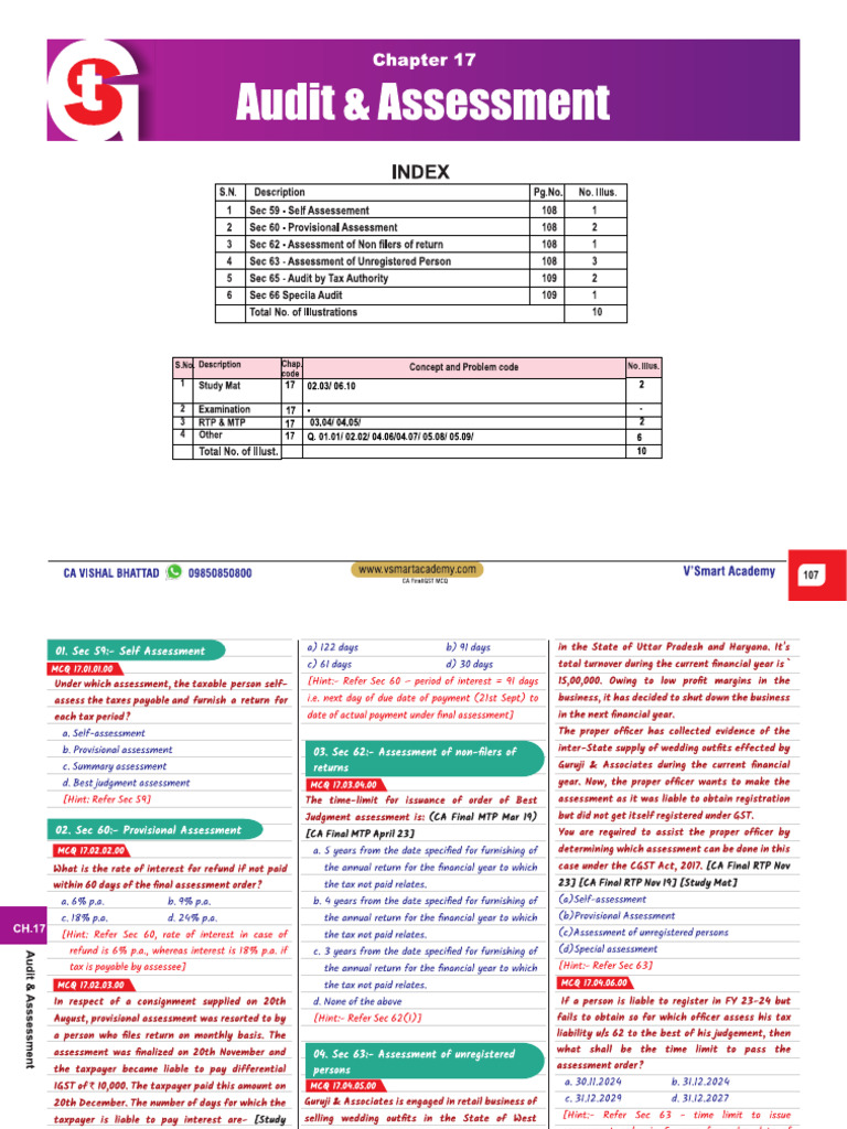 Chapter 17 Audit - Assessment MCQ (A) 123 | PDF
