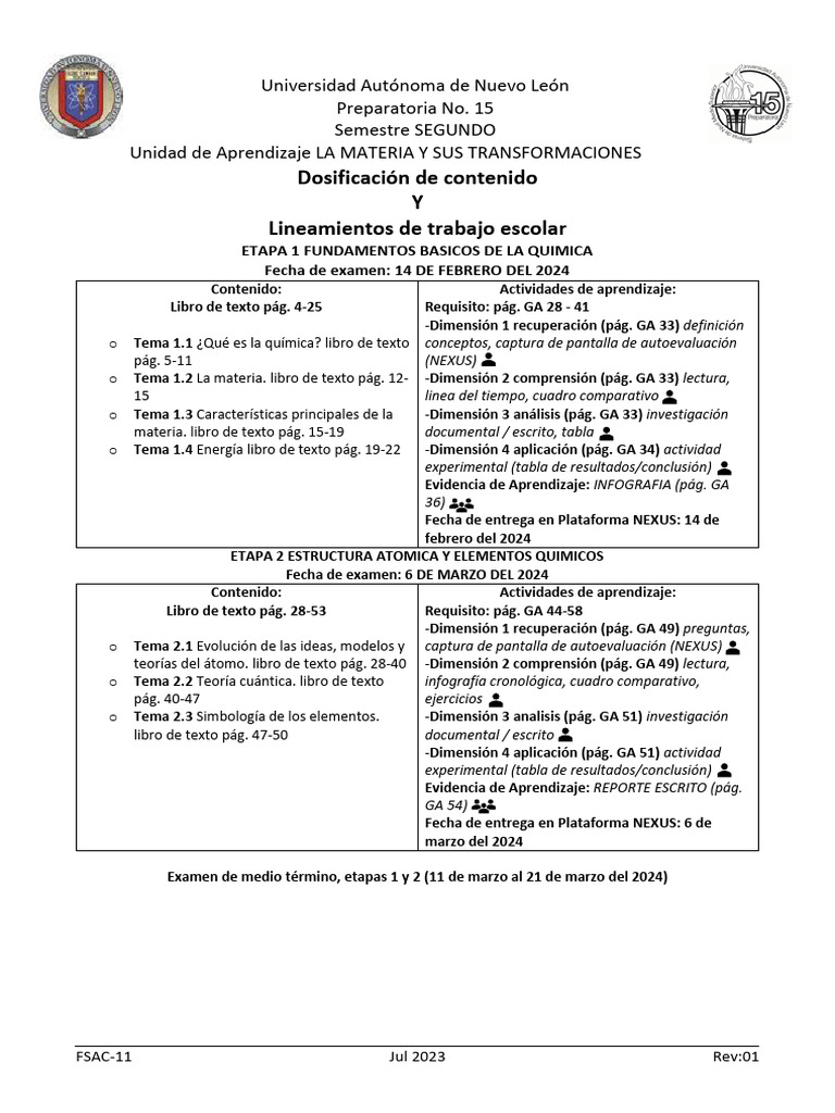 Fsac-11 Dosificacion LMT Enero-Junio 2024 | PDF