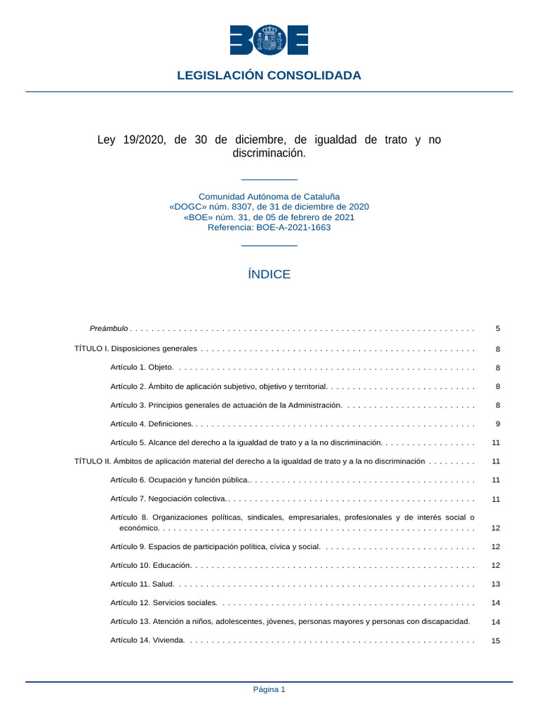 BOE A 2021 1663 Consolidado | PDF