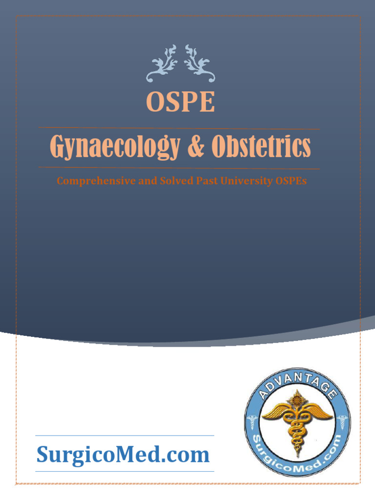 OSPE Gynaecology Obstetrics 1 1 | PDF