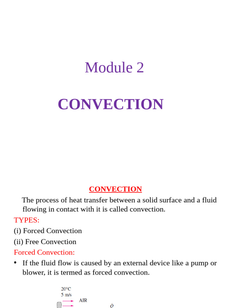 Heat Transfer Module 2 Full-1 | PDF | Boundary Layer | Fluid Dynamics