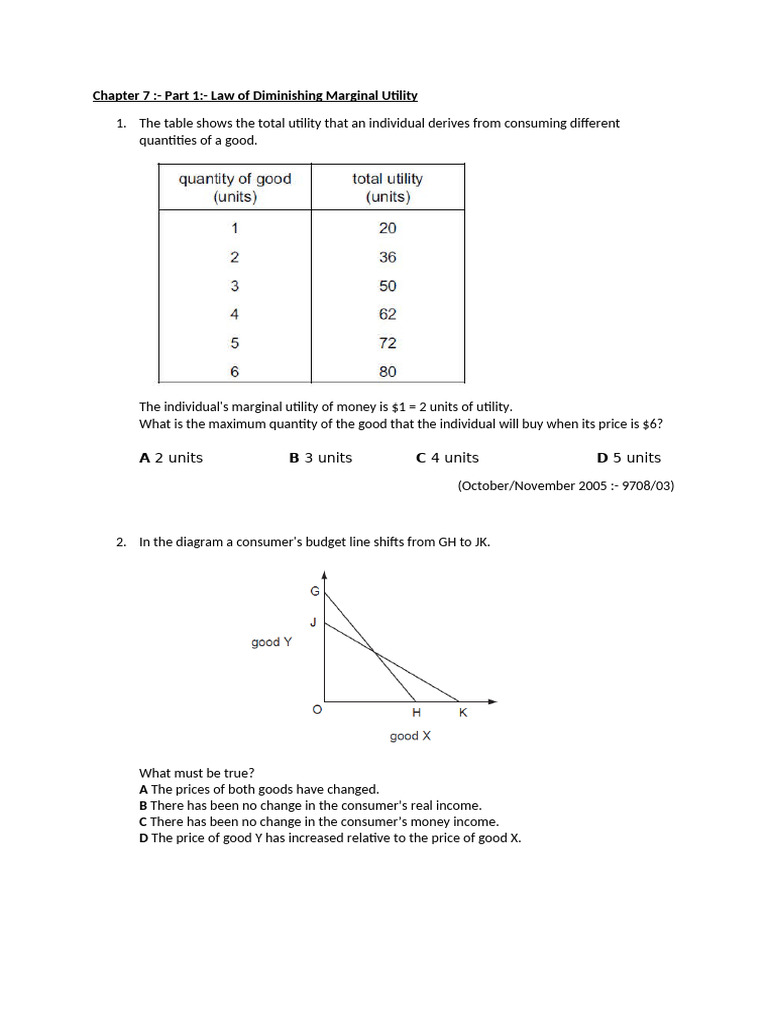 Chapter 2 Worksheet | PDF