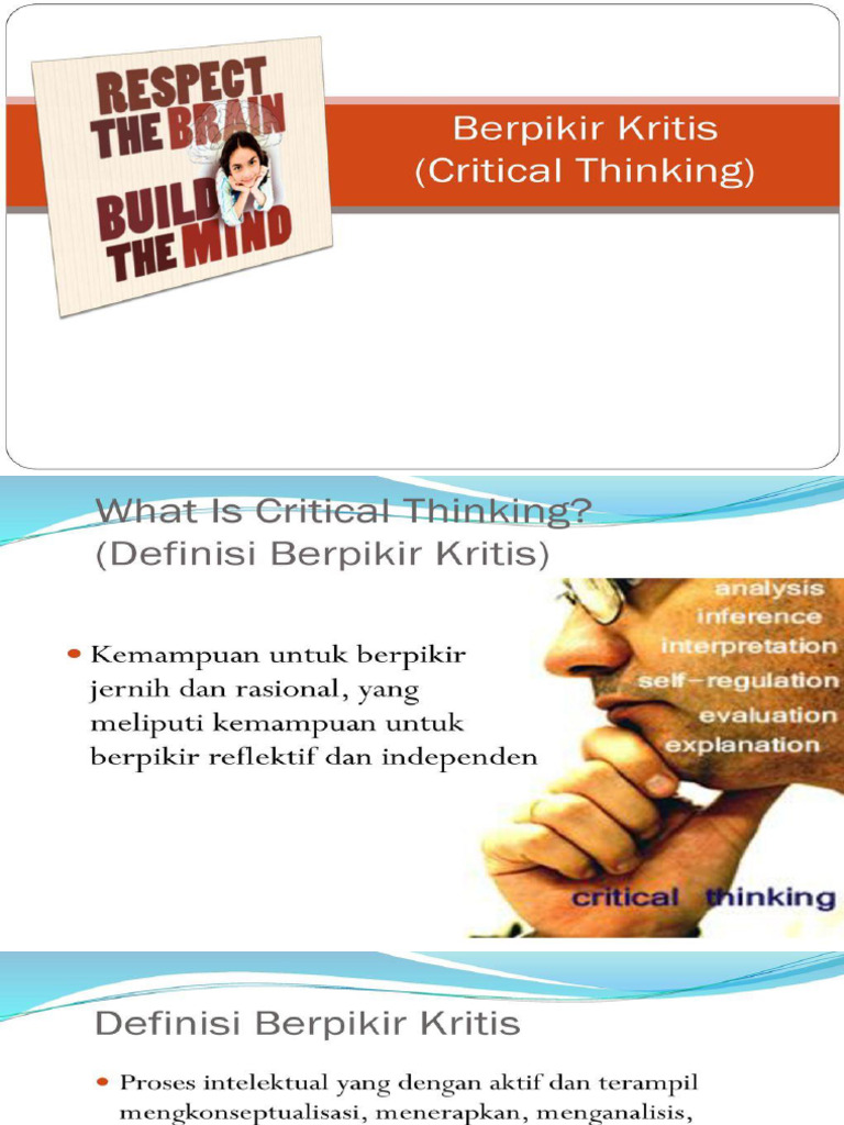 Critical Thinking-1 | PDF