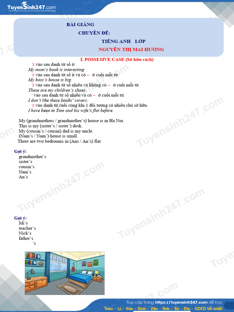 3 Unit 2 A Closer Look 2 Tieng Anh 6 Moi | PDF