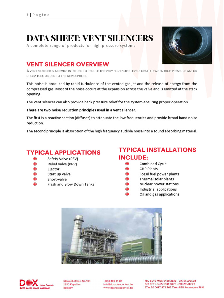 Data Sheet Vent Silencer | PDF