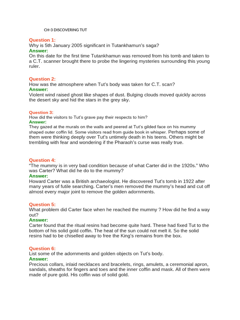 Ch-3 Discovering Tut-2 | PDF