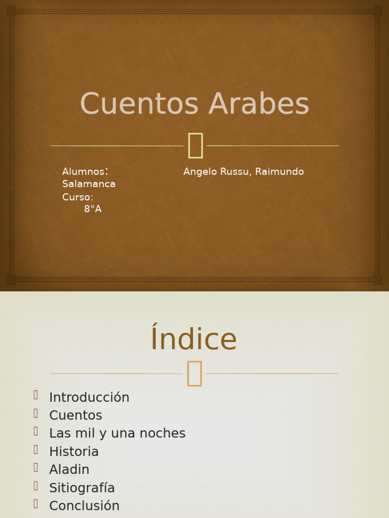 Cuentos Arabes | PDF