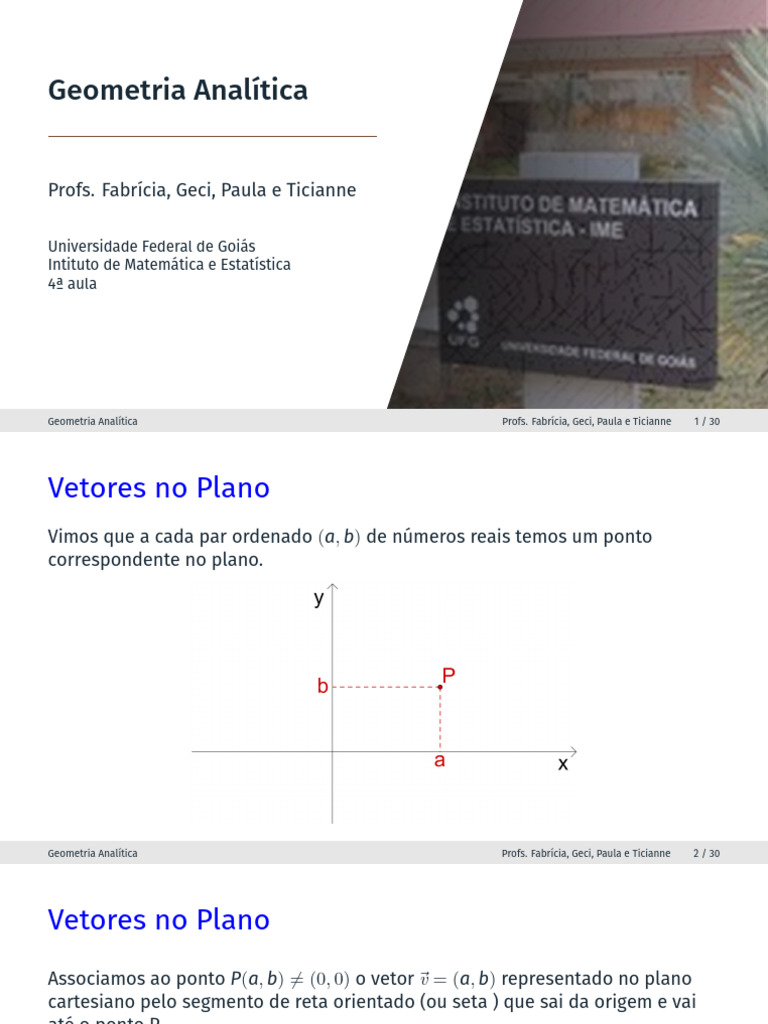 Aula_4_-_Vetores_no_plano | PDF