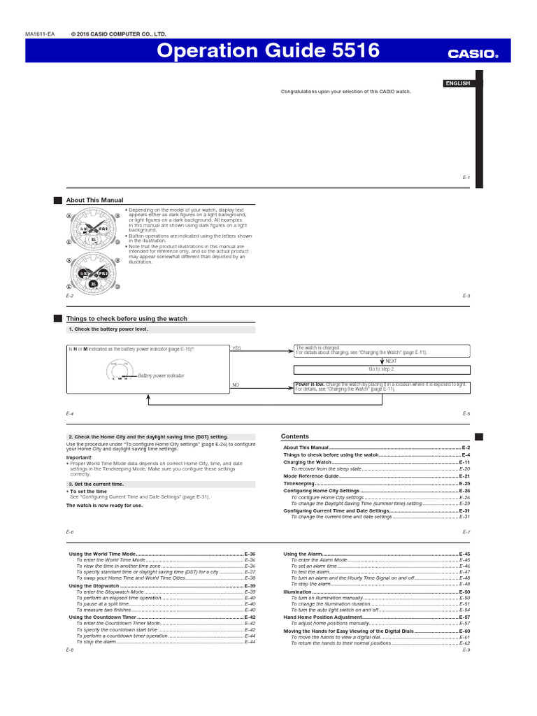 Operation Guide 5516: About This Manual | PDF