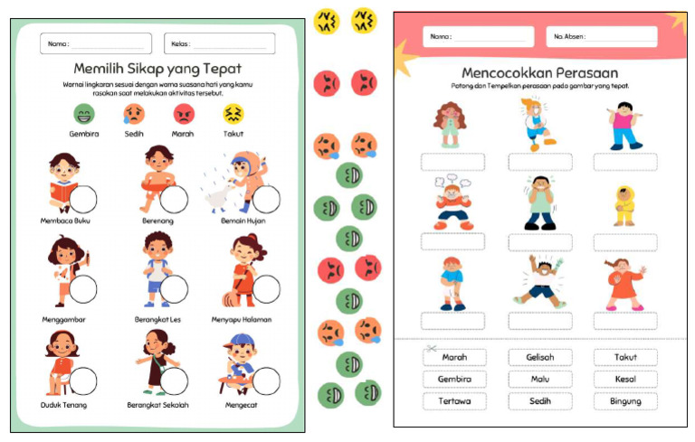 LKPD Bahasa Indonesia Kelas 2 BAB 1 Mengenal Perasaan 3 | PDF