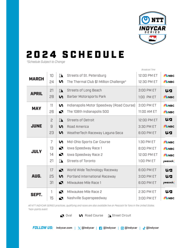 Current Schedule | PDF