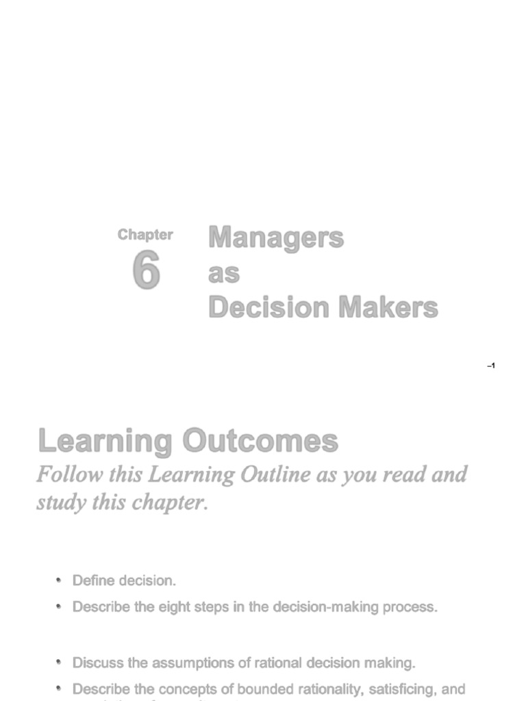 BMgt-1. Chap 6-1 | PDF