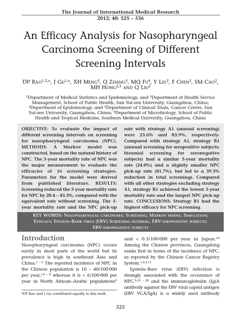 analisis manfaat screening | PDF