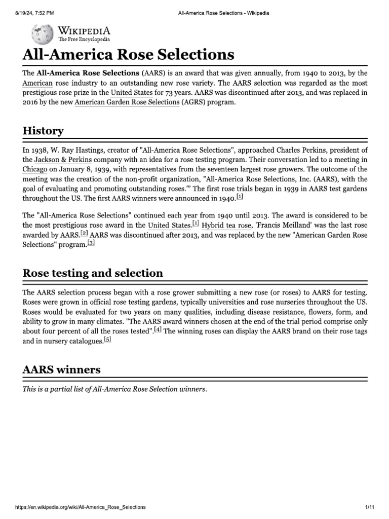 all_america rose | PDF