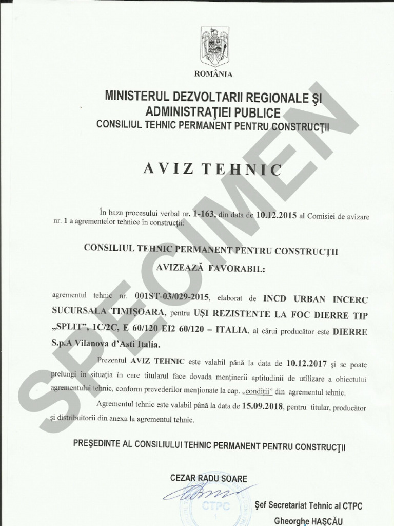 Agrement Si Aviz | PDF