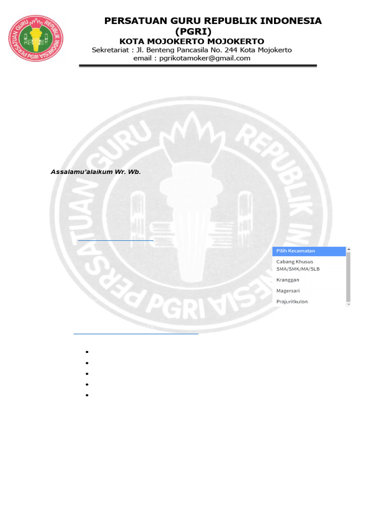 Pemberitahuan Update NPA | PDF