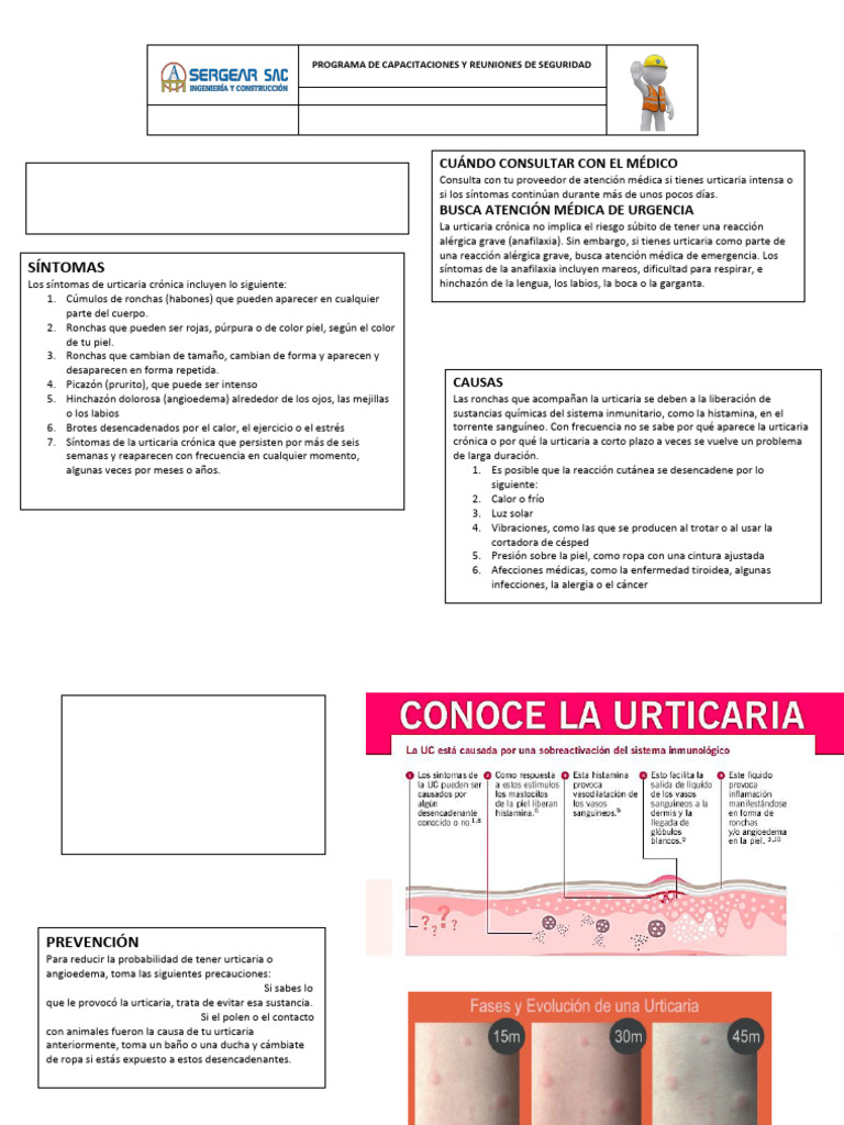 Boletin Urticaria | PDF