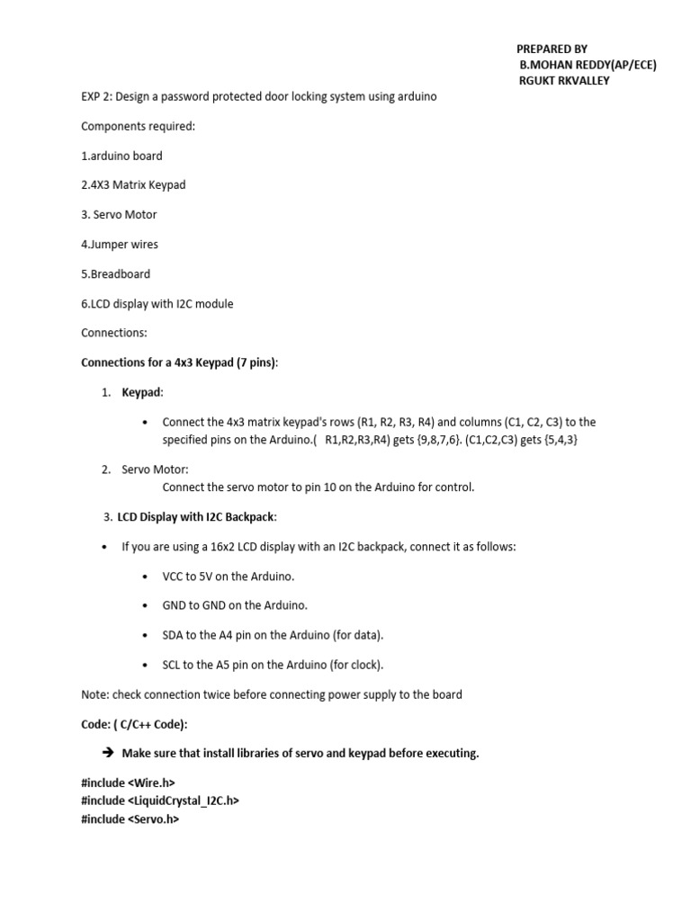 Sec4 and Sec5 Exp2 Iot | PDF