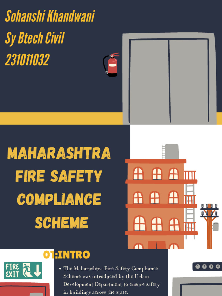 Maharashtra Fire Safety Compliance Scheme | PDF