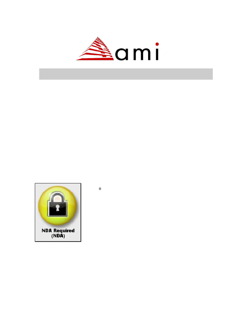 AMI Aptio 5.x ChangeLogo User Guide NDA | PDF