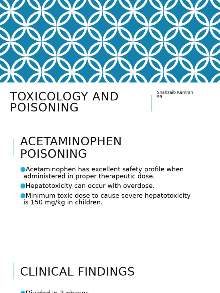 Toxicology and Poisoning | PDF