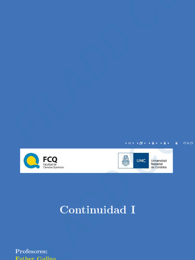 07 Continuidad I | PDF